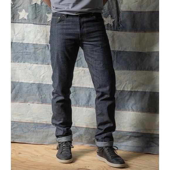 Raleigh Denim | Jeans | Raleigh R0 Jeans Mens 32 X 34 Dark Blue Made In ...